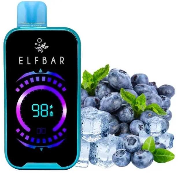 Одноразка ELF BAR RAYA D2 20 000 Blueberry Ice (Чорниця лід): купити за ...