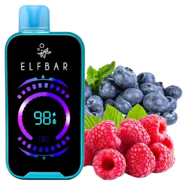 Одноразка ELF BAR RAYA D2 20 000 Blueberry Raspberry (Черника малина ...