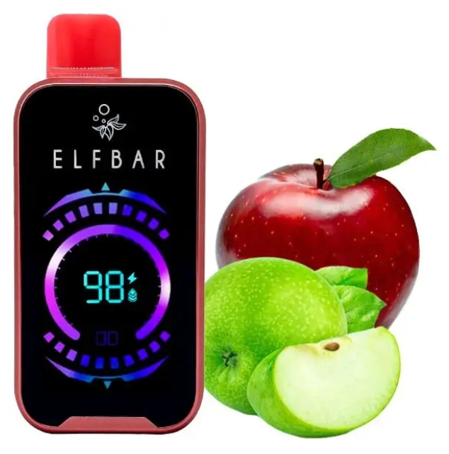 Одноразка ELF BAR RAYA D2 20 000 Double Apple (Двойное яблоко) : купить ...