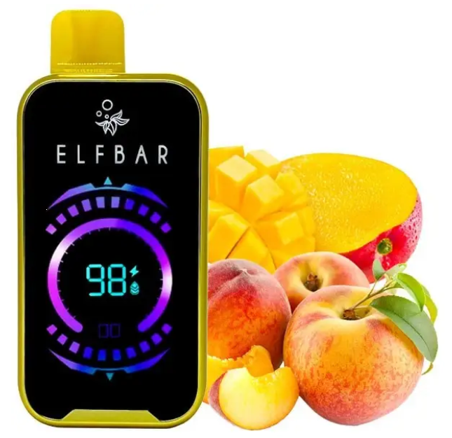 Одноразка ELF BAR RAYA D2 20 000 Mango Peach (Манго персик): купити за ...