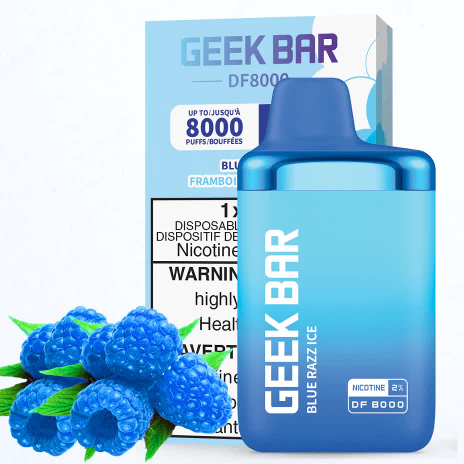 Geek Bar DF8000 Blue Raspberry Ice (Голубая Малина Лед): купить ...