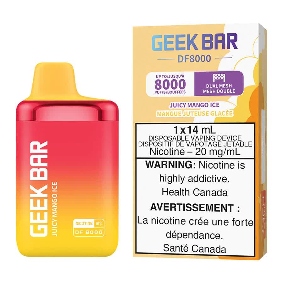 Geek Bar DF8000 Mango (Манго): купить одноразовую сигарету Geek Bar ...