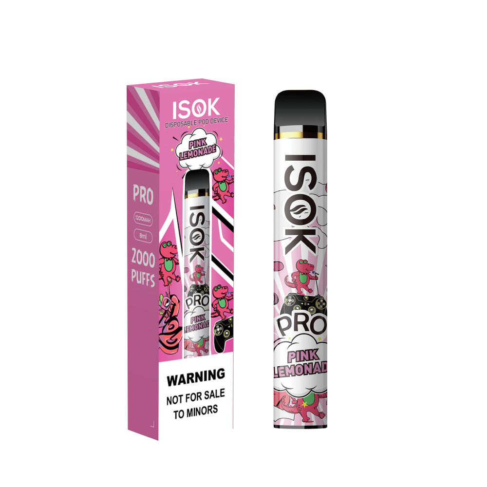 Isok Pro 2000 Pink Lemonade (Розовый лимонад): купить одноразовую ...