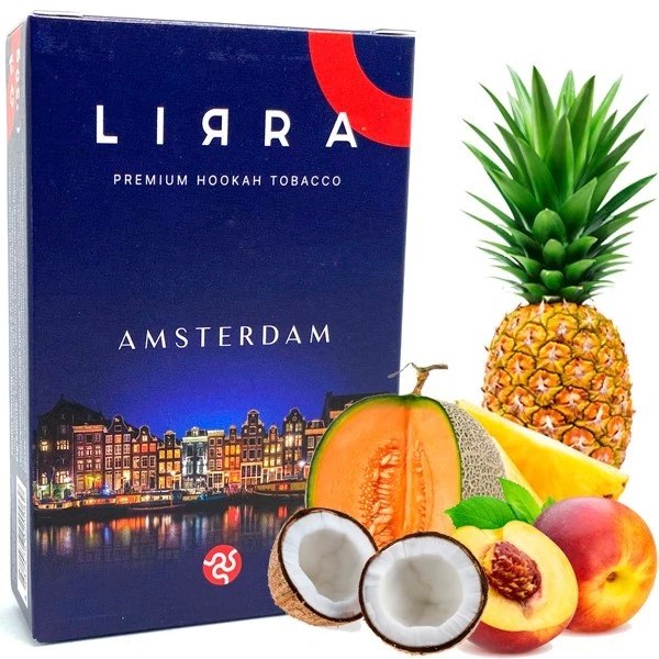 Табак Lirra Amsterdam (Амстердам) 50г: купить в интернет-магазине ...