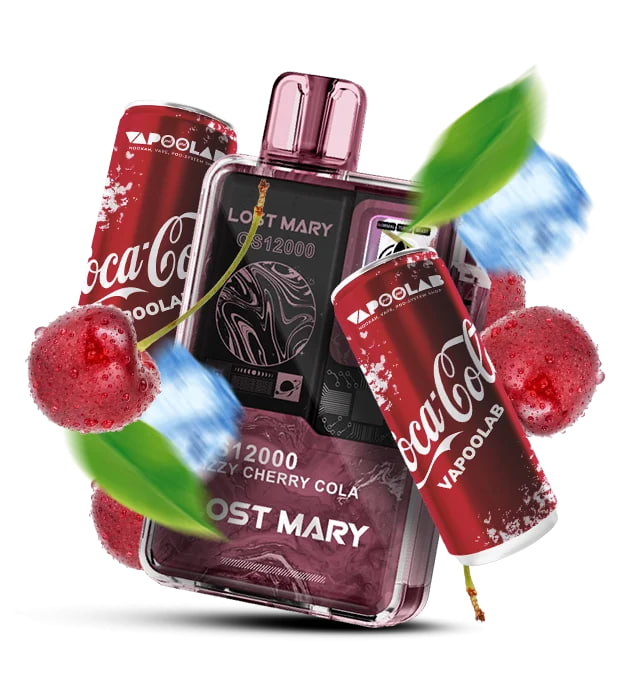 Одноразка Lost Mary OS12000 Fizzy Cherry Cola (Ігриста Вишня Кола ...