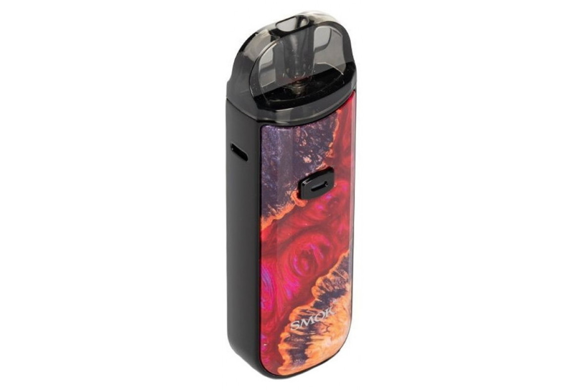 Pod Mod Smok Nord 50W Kit 1800 мАг Red Stabilizing Wood (Червоне дерево ...