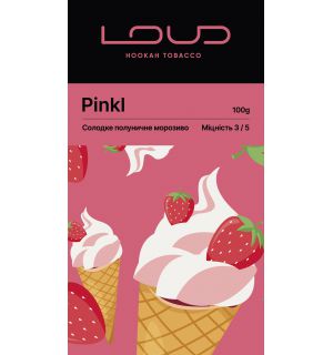 Тютюн Loud Pinkl (Полуничне Морозиво) 100г: купити в інтернет-магазині ...