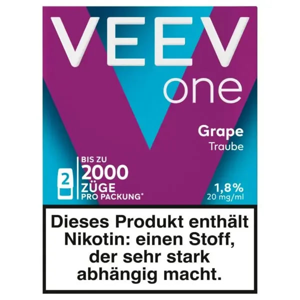 Картриджі VEEV one Grape (Виноград) 18 мг (1.8%): купити за низькою ...